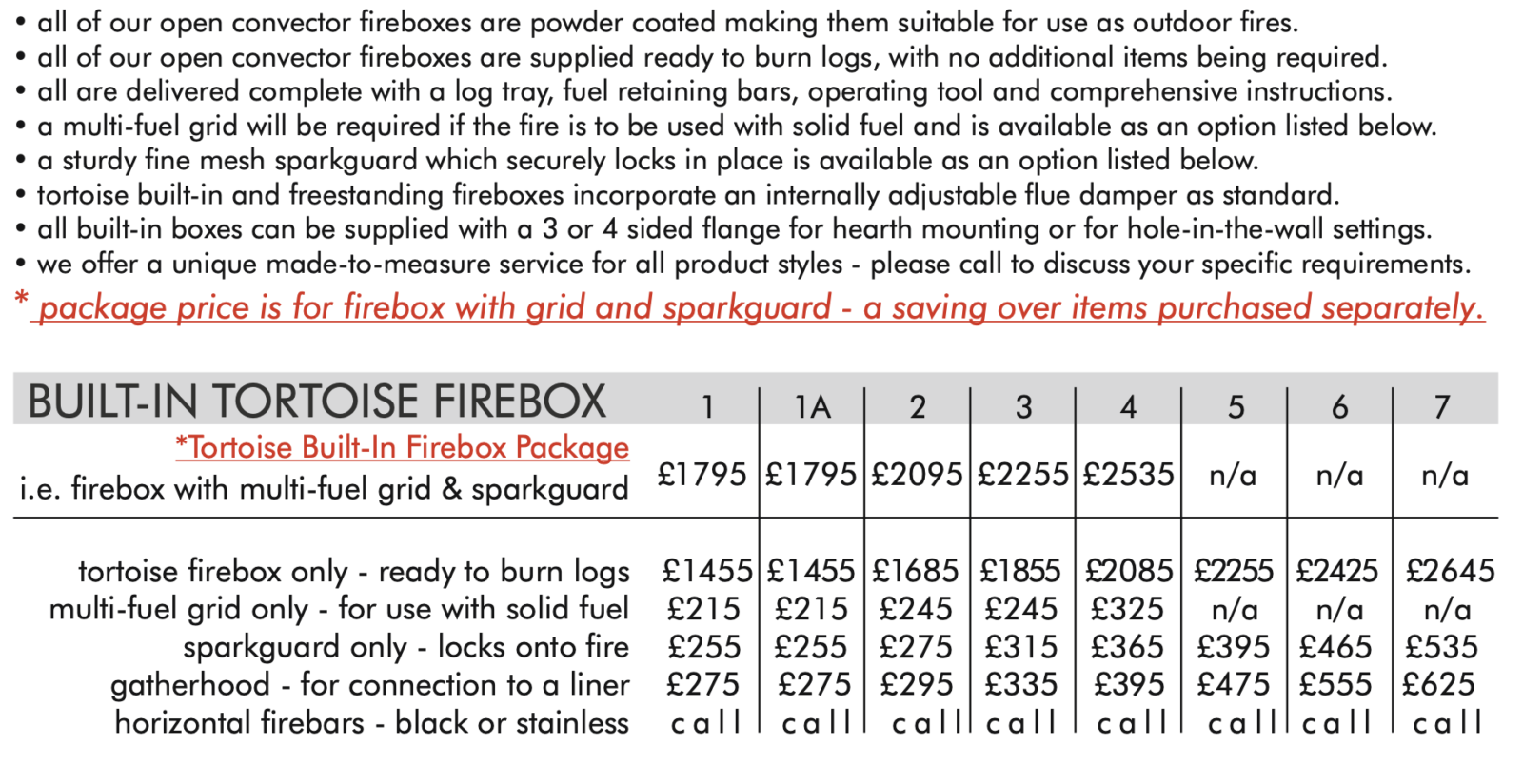 Tortoise Fire box – Furniture & Fireplaces Ltd