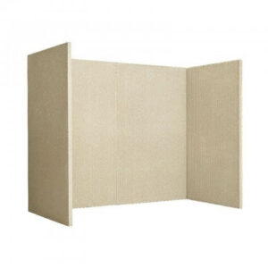 Natural Reeded Fireboard Chamber - Furniture & Fireplaces Ltd