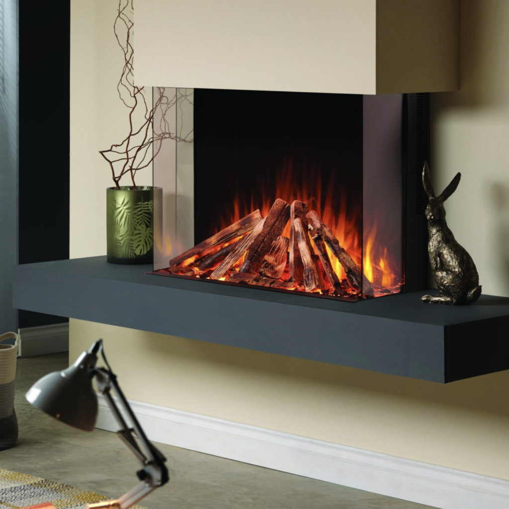 Lux 75 Electric Fire By Solution Fires – Furniture & Fireplaces Ltd