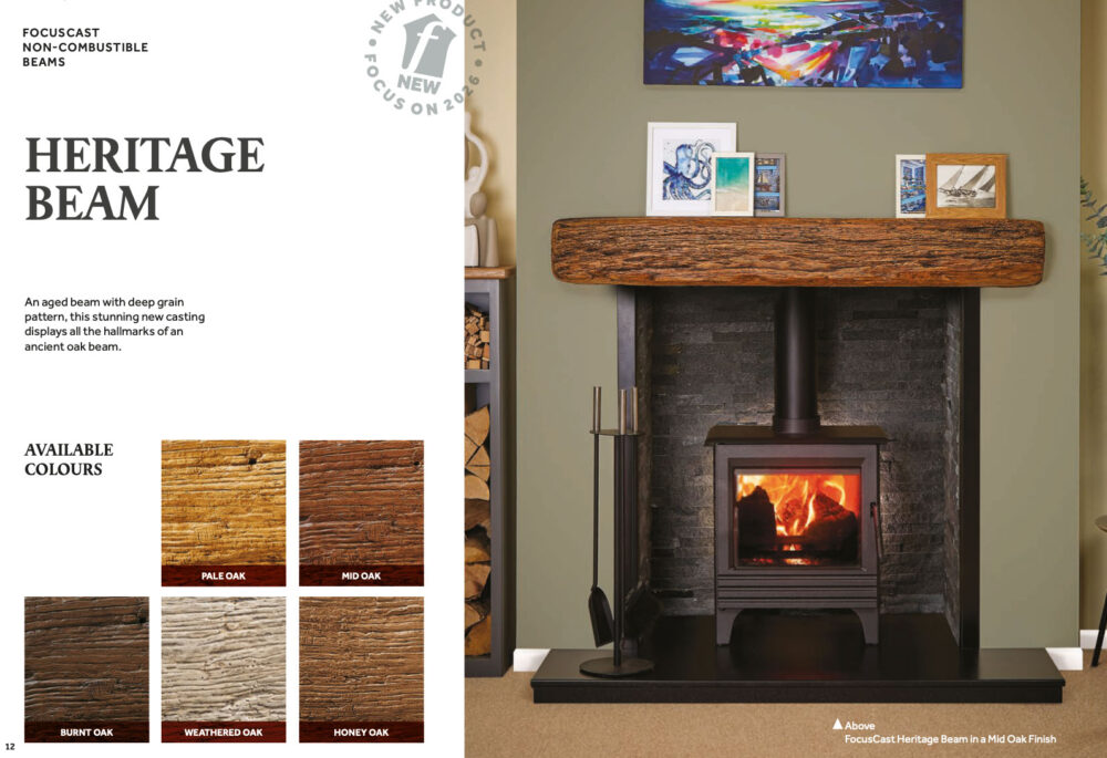 Non-Combustible Heritage Beam Range - Furniture & Fireplaces Ltd
